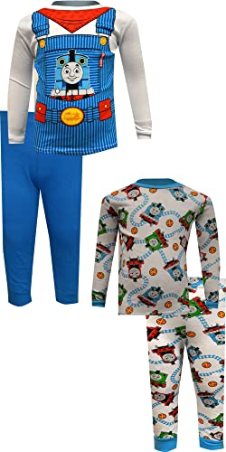 AME Sleepwear Boys' Thomas The Tank Engine 4 Piece Infant Pajamas ...