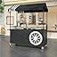 Amazon.com: SHGCLKD Portable Cart with Canopy, Mobile Food Display ...