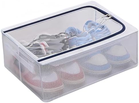 Amazon.com: EazeHome 8 Pack Clear Boot Boxes Stackable, Boot Storage ...