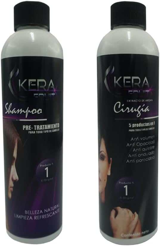 Amazon.com: KERA FRUIT Cirugia Capilar 8 OZ Tratamiento Capilar Anti ...