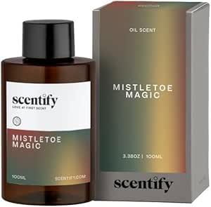 Amazon.com: Scentify Holiday Mistletoe Magic Aroma Oil Christmas Refill ...