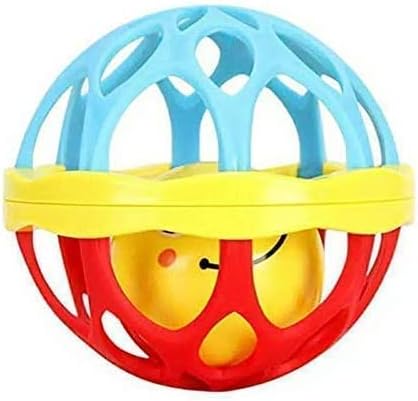 Samip Plastic Colorful Soft Ball Rattle Ball Toy For Baby, Bath Toy ...