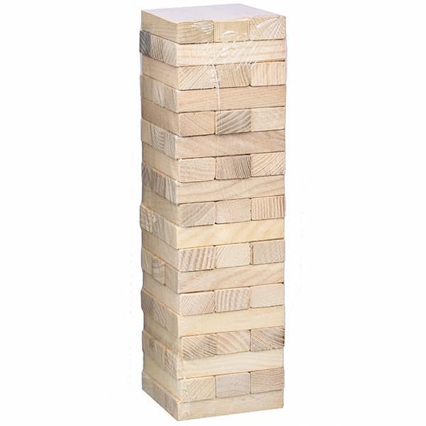 Buy Lefan Classic Wooden Tumble Tower Game | Hardwood Blocks | Stacking ...