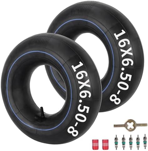 Amazon.com: RUTU 16x6.50-8 Inner Tube Replacement with TR13 Valve Stem ...