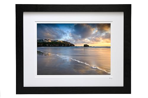 Mounted or framed photograph by Andrew Ray featuring Perranporth Beach ...