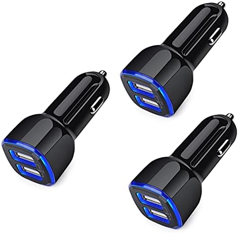 Amazon.com: Car Charger iPhone, 5Pack 2.4A 12V USB Adapter Car ...