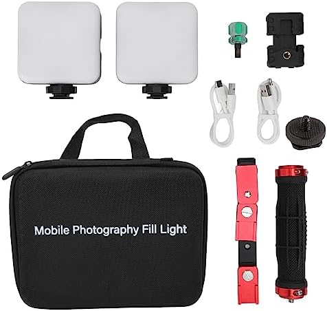 Amazon.com : Video Light, ZJchao Portable 5600K LED Phone Light ...