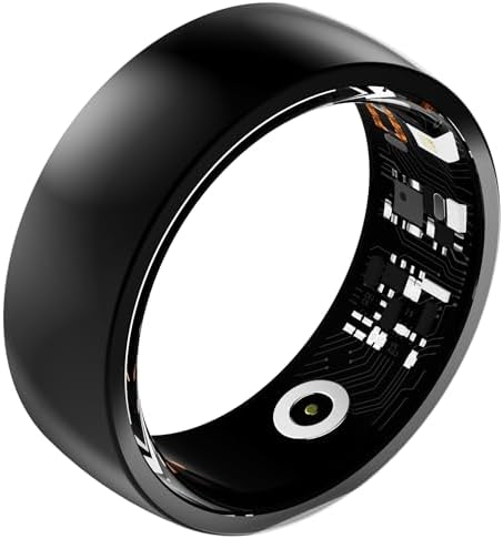 Smart Rings for Men Women Fitness Tracker Heart Rate Monitor Health ...