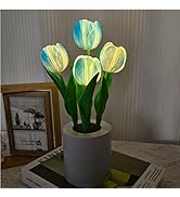 Amazon.com: GOUTOOL Flower Table Lamp Tulip Desk LED Night Light for ...