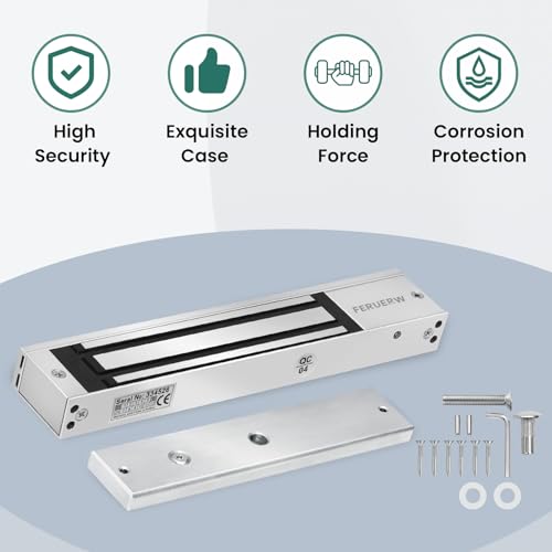 Snapklik.com : FERUERW 600LBs/280KG Electric Magnetic Lock ...