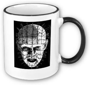 Amazon.com: Clive Barker Hellraiser Pinhead Inspired Stencil Art Coffee ...