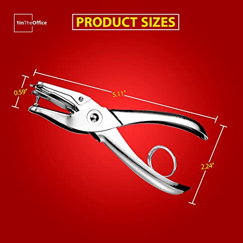 Snapklik.com : 1InTheOffice Single Hole Punch, Ticket 1-Hole Puncher ...