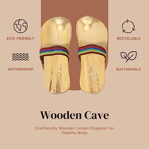 Buy Wooden Cave Slippers For Boys Stylish Flip Flops | Fish Shape ...