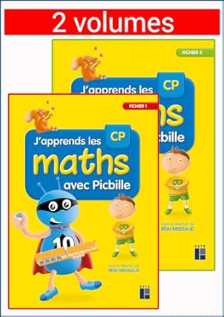 Amazon.co.jp: J'apprends les maths avec Picbille CP - 2 volumes : 本