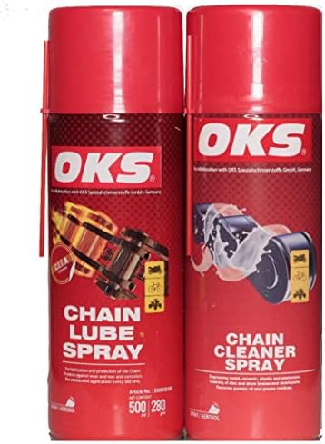 OKS German Chain Lube and Chain Cleaner 500ml : Amazon.in: Car & Motorbike