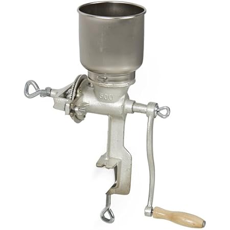 Amazon.com: New Big Hopper Cast Iron Corn Grinder Wheat Grain Nut ...
