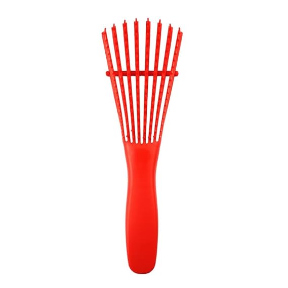 Buy carl vinson® Straight Hair Comb Oil Massage Eight Claw Fluffy Curly ...