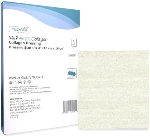 Amazon.com: MedVance Collagen Dressing Pads, Comfortable and Easy to ...