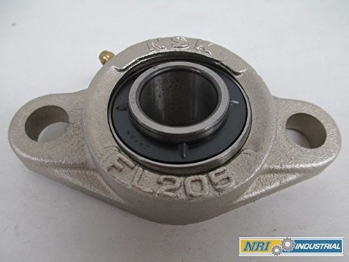 Amazon.com: NEW NSK UCFL205-100 FLANGE 1 IN BEARING 2-BOLT FL205 ...