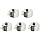 Metal Hand Counter, 4 Digit Mechanical Clicker Counter with Durable ...