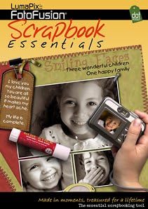 Amazon.com: lumapix FotoFusion ScrapBook Essentials Scrap Book Software ...