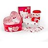 Amazon.com: Megatoys Hello Kitty Valentine's Deluxe Love Heart Gift Set ...