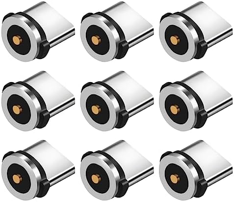 Amazon.com: Magnetic Connector Tip 9pcs Magnetic Phone Cable Adapter ...