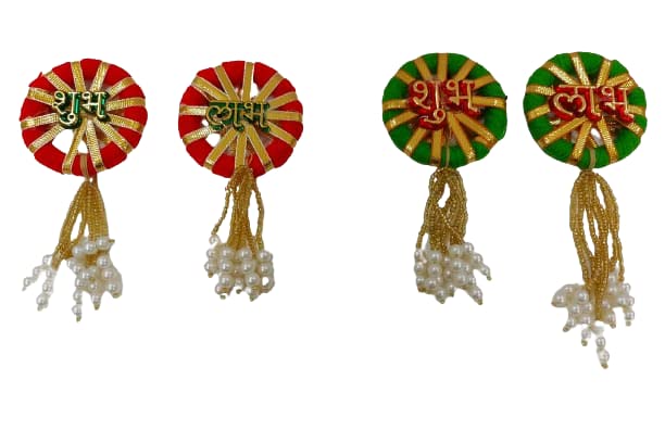 laddugopal24x7 Subh Labh Traditional Art Handmade Door Bandarwal toran ...