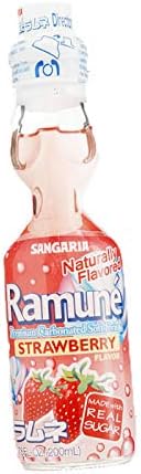 Amazon.com : Ramune Japanese Marble Soda Yuzu Citrus 6 Glass Bottles ...