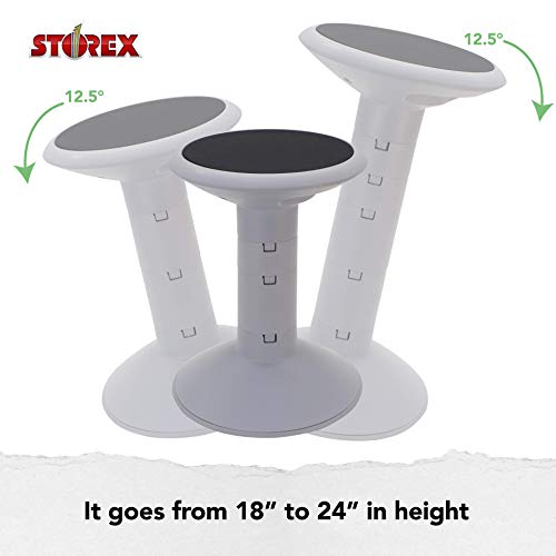 Snapklik.com : Storex Active Tilt Stool Ergonomic Seating For Flexible ...