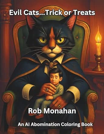 Amazon.com: Evil Cats...Trick or Treats (An AI Abomination Coloring ...