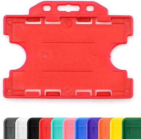 CKB 10x Twin Yellow Dual Sided Rigid Slide in Badge Holder, Holds Two ...
