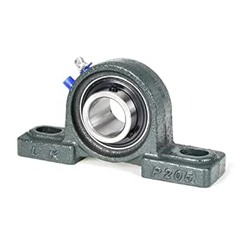 HOODG 2Pcs UCP201 UCP202 UCP203 UCP204 UCP205 UCP206 UCP207 Pillow Block Bearing Bore 12/15/17 ...