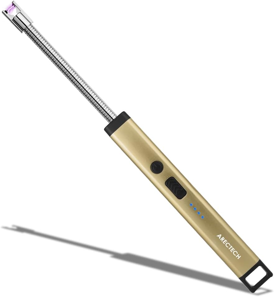 Amazon.com: ARECTECH Candle Electric Lighter Rechargeable USB Arc ...