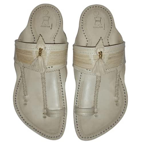 KCC CLUSTER Handmade Kolhapuri Chappal Leather Ethnic Slipper for men ...