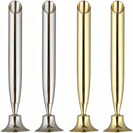 Amazon.com: Teensery 4 Pcs Desk Pen Holder Metal Desktop Pen Pencil ...