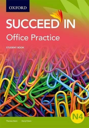 Amazon | Office Practice N4: Student Book | Geenm, T., Geen, D ...