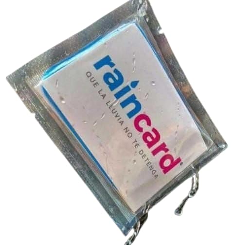 Rain Card Disposable Pocket Size Easy to Carry Unisex Raincoat 100% ...