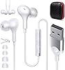 Amazon.com: Wired Headphones Earphones for Laptop PC Chromebook Noise ...
