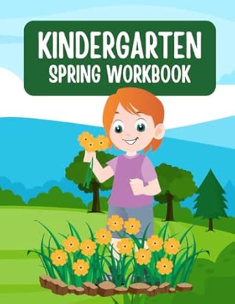 Kindergarten Spring Workbook: Educational workbook for kids, Vocabulary ...
