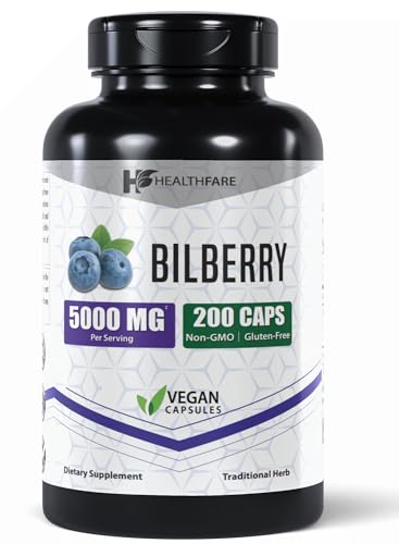 Best Capsules Bilberry Supplements for Eye Health and Antioxidant ...