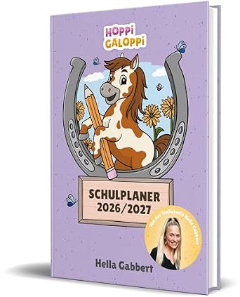 Amazon | HOPPi GALOPPi Schulplaner 2026/2027: von Hella Gabbert ...