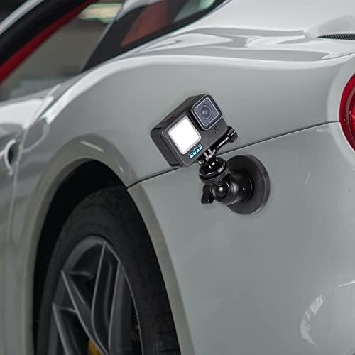 HSU Magnetic Mount for GoPro, 360° Rotation Ball Head Mount for Insta ...