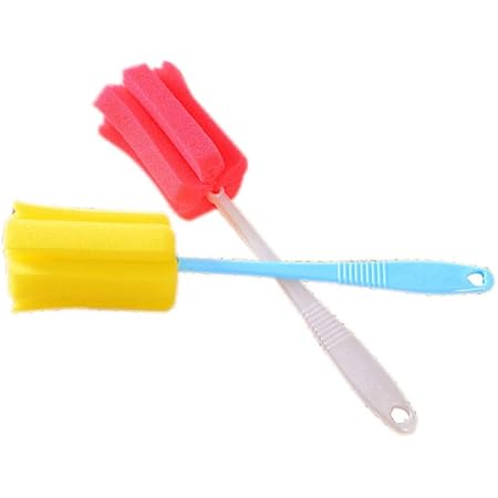 Amazon.com: YEJI 10pcs Sponge Vacuum Cup Cleaning Brush Bottle Thermos ...