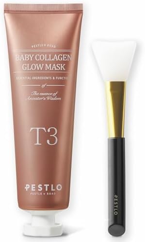 Amazon.com : PESTLO Baby Collagen Glow Mask - Korean Peel Off Mask with ...