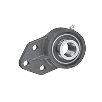 1 1/4 in 3-Bolt Flange Bracket Units Cast Iron UCFB206-20 Mounted Bearing: Amazon.com ...