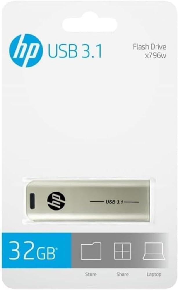HP USB 3.2 Flash Drive 32GB 796L : Amazon.in: Electronics