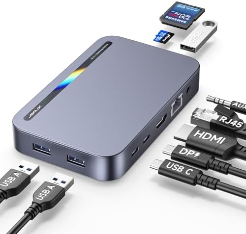 Amazon.com: USB C Laptop Docking Station, 5 in 1 USB C Hub with HDMI 4K ...