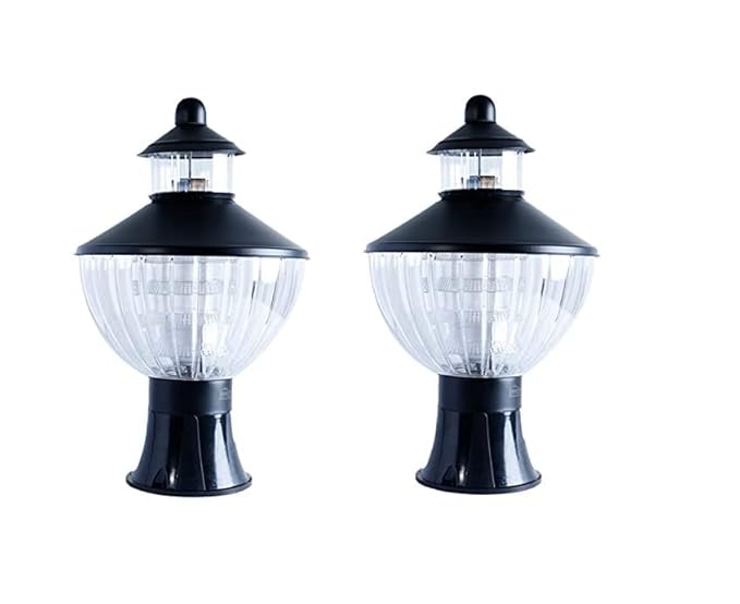 INVENTAA Flora Opera Gate Light for Home Gate 2 Pack | SS Black ...