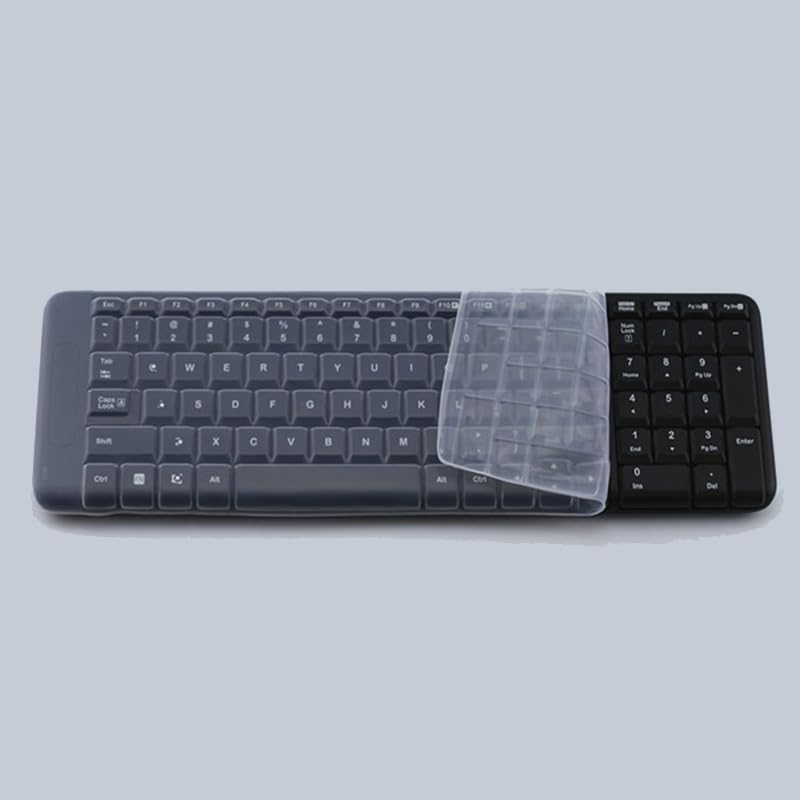 Jesra Dustproof Silicone Keyboard Protector for Logitech Mk215 Mk220 ...